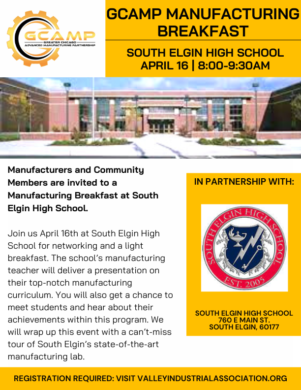 South Elgin High School Manufacturing Breakfast | GCAMP